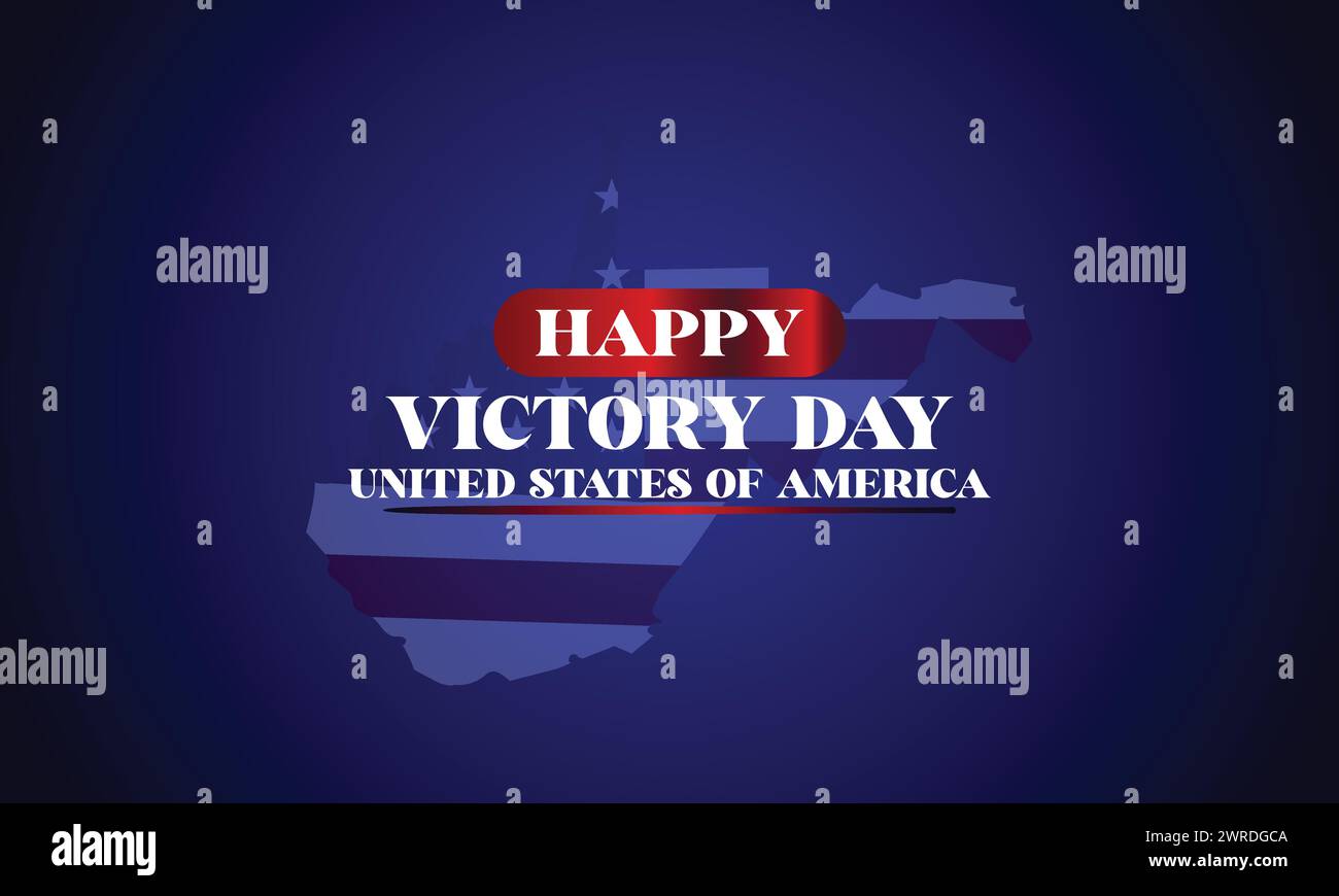 Victory sign design blue Stock Vector Images - Alamy