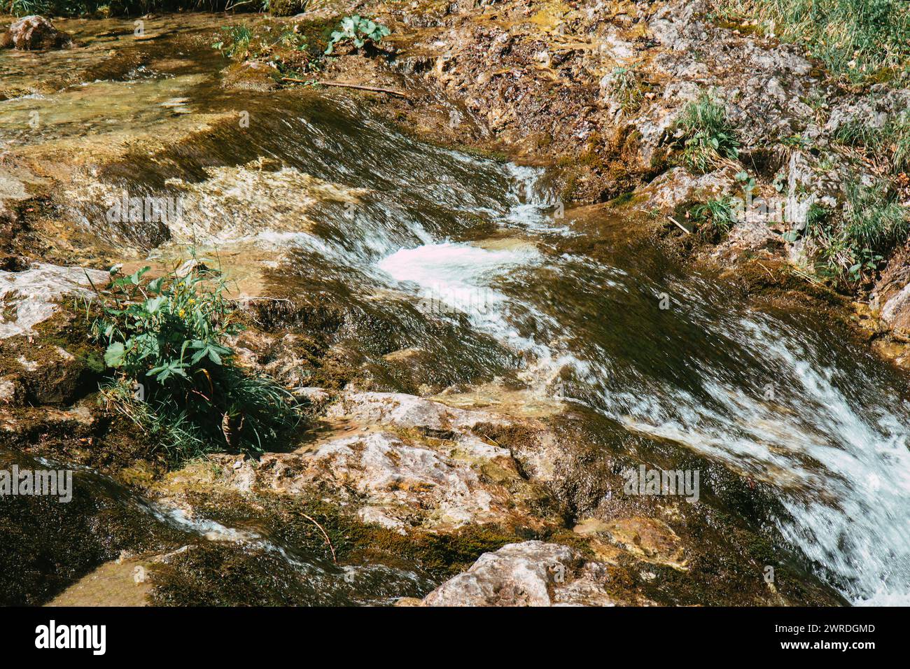 Water flowing down from mountains hi-res stock photography and images ...