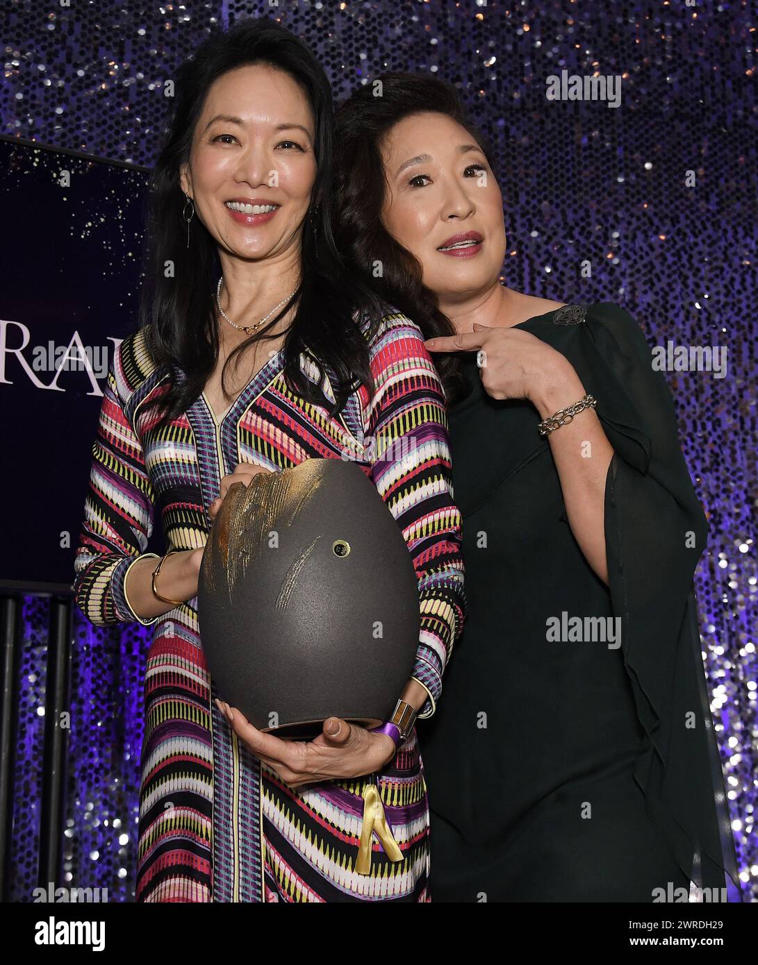 Los Angeles, USA. 11th Mar, 2024. (L-R) Presenter Jessica Yu and ...