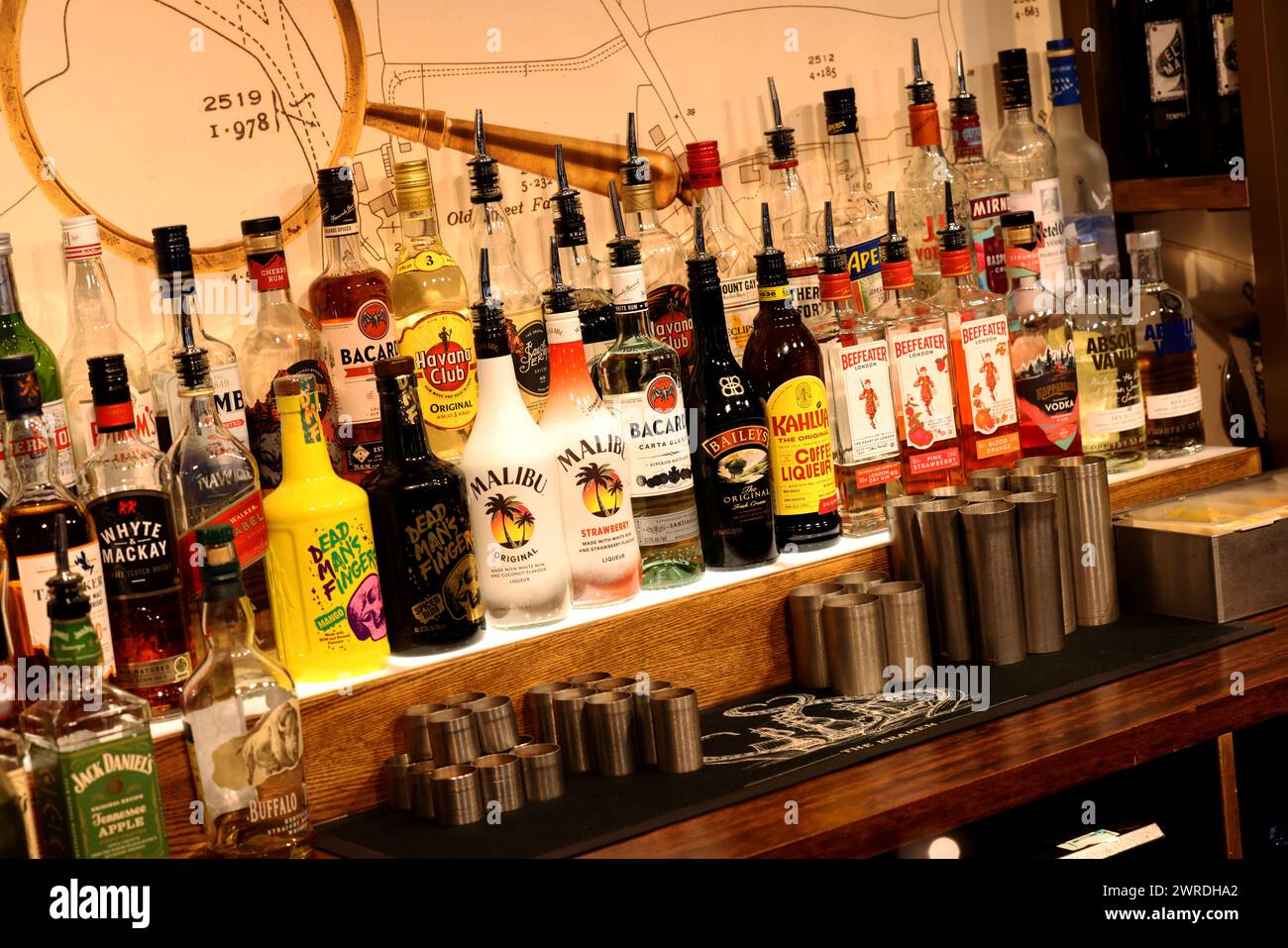 A selection of alcoholic drinks and beverages pictured at bars and ...