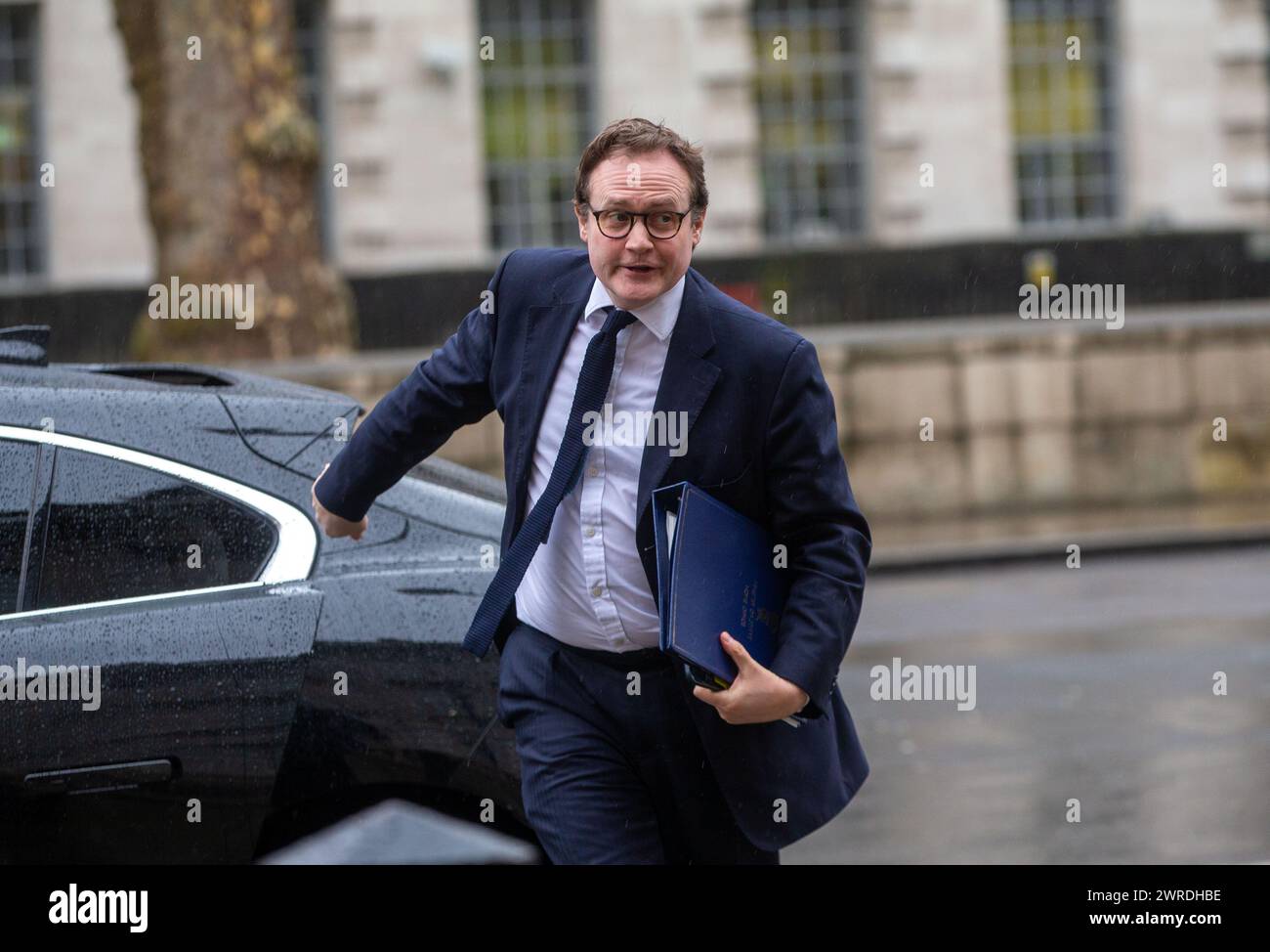 London, England, UK. 12th Mar, 2024. Security Minister TOM TUGENDHAT is ...