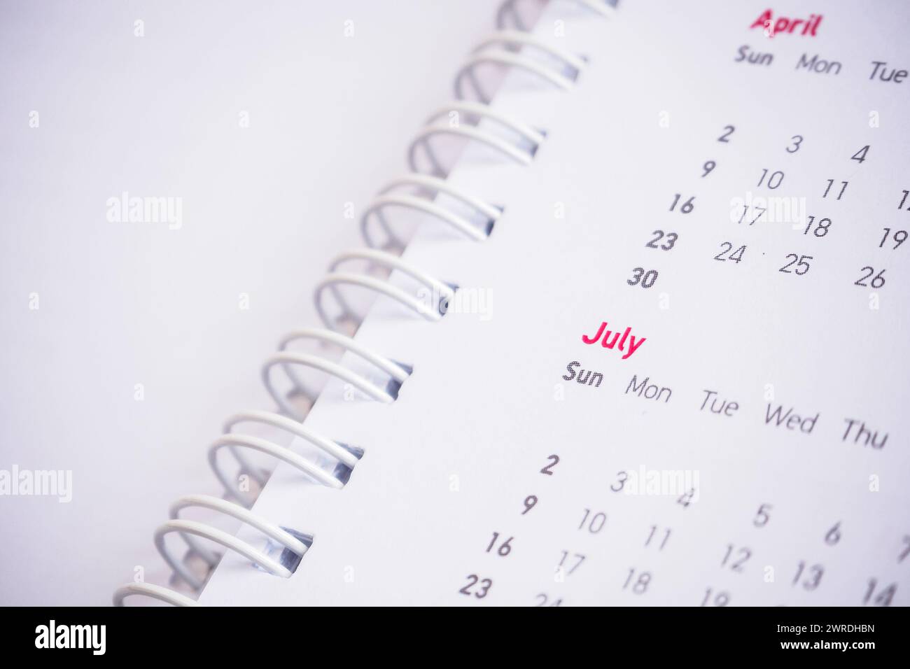 2017 yearly calendar hi-res stock photography and images - Alamy
