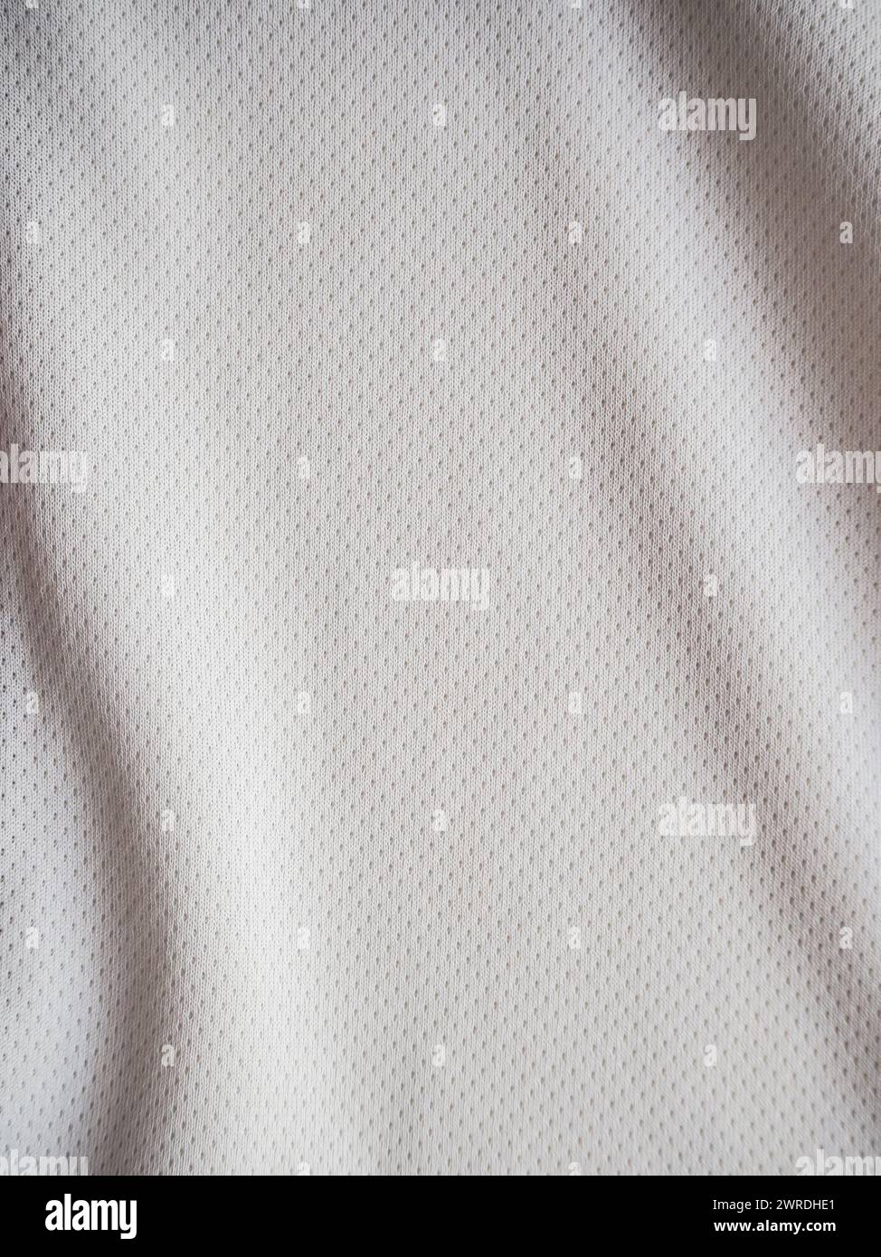 White sports jersey fabric texture background Stock Photo - Alamy