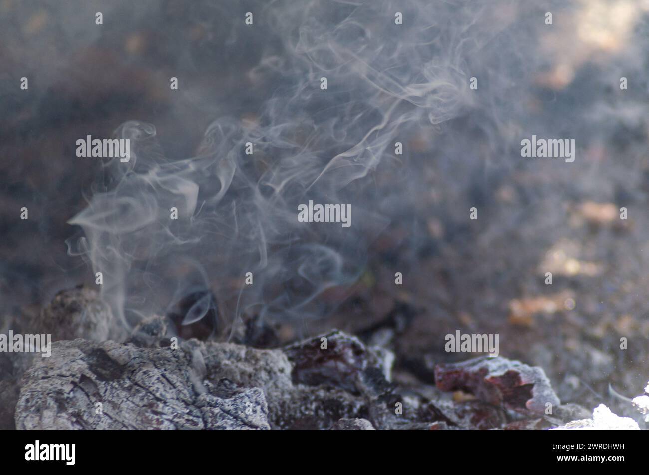 detail of smoldering charcoal on a grill Stock Photo - Alamy