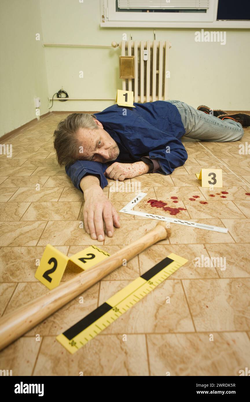 Blood man baseball bat hi-res stock photography and images - Alamy