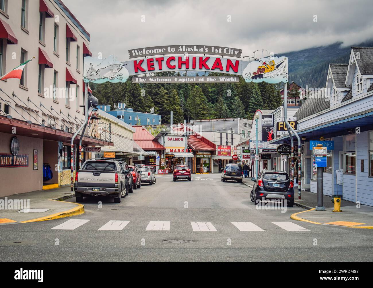 Welcome to ketchikan alaska hi-res stock photography and images - Alamy