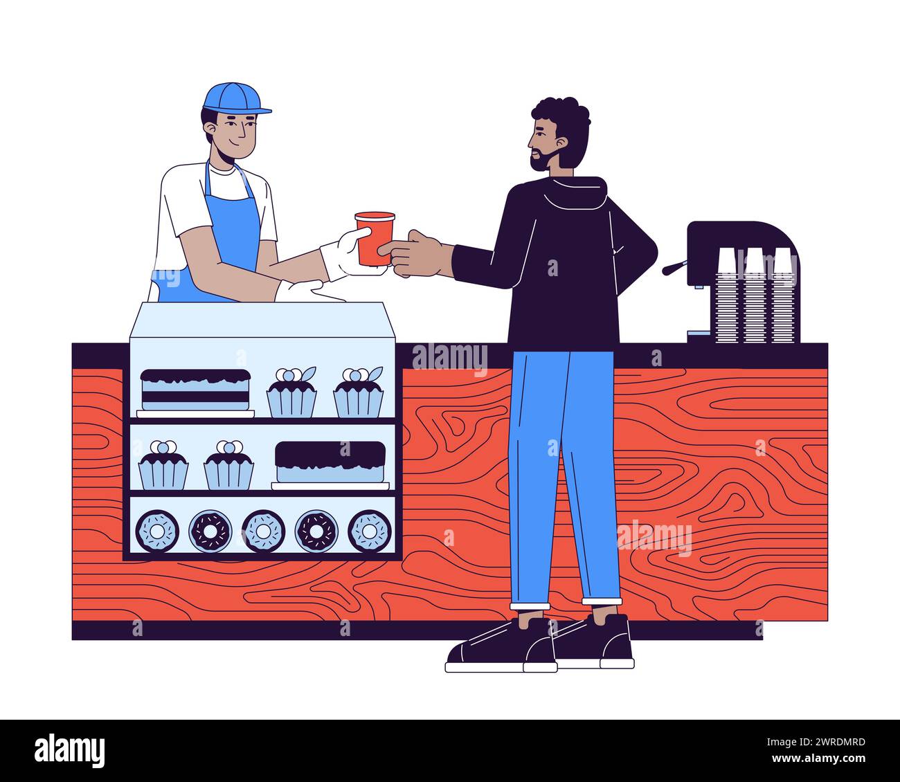 Indian cafe counter Cut Out Stock Images & Pictures - Alamy