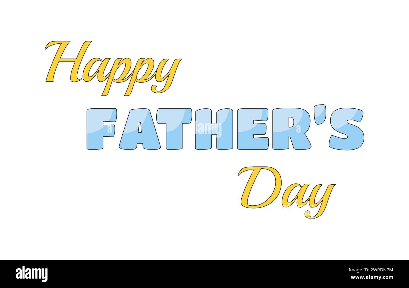 Dad appreciation art Cut Out Stock Images & Pictures - Alamy