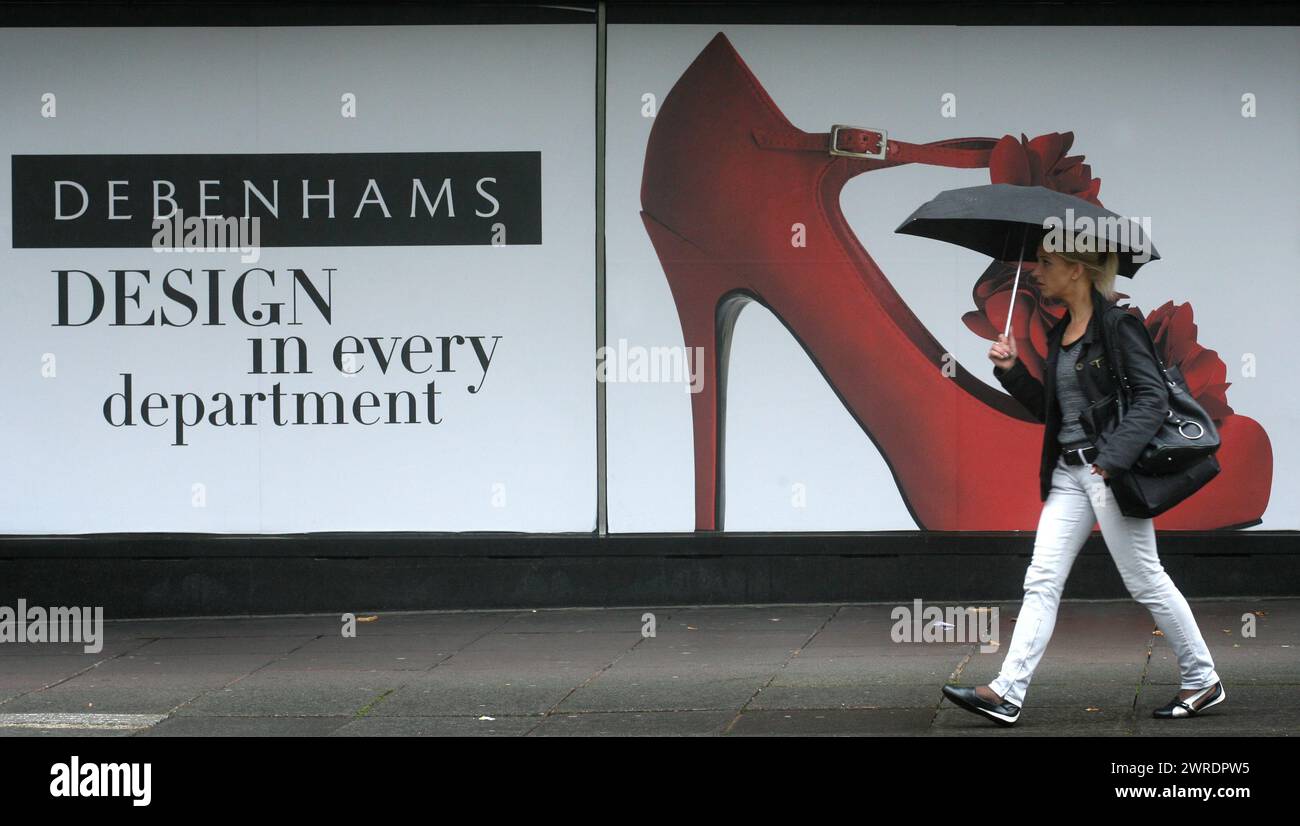 22/10/15 FILE PHOTO Michael Sharp to step down as Debenhams reports a 2 ...