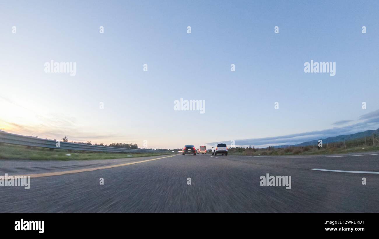 Sunset Drive on HWY 101 Near Pismo Beach Stock Photo - Alamy