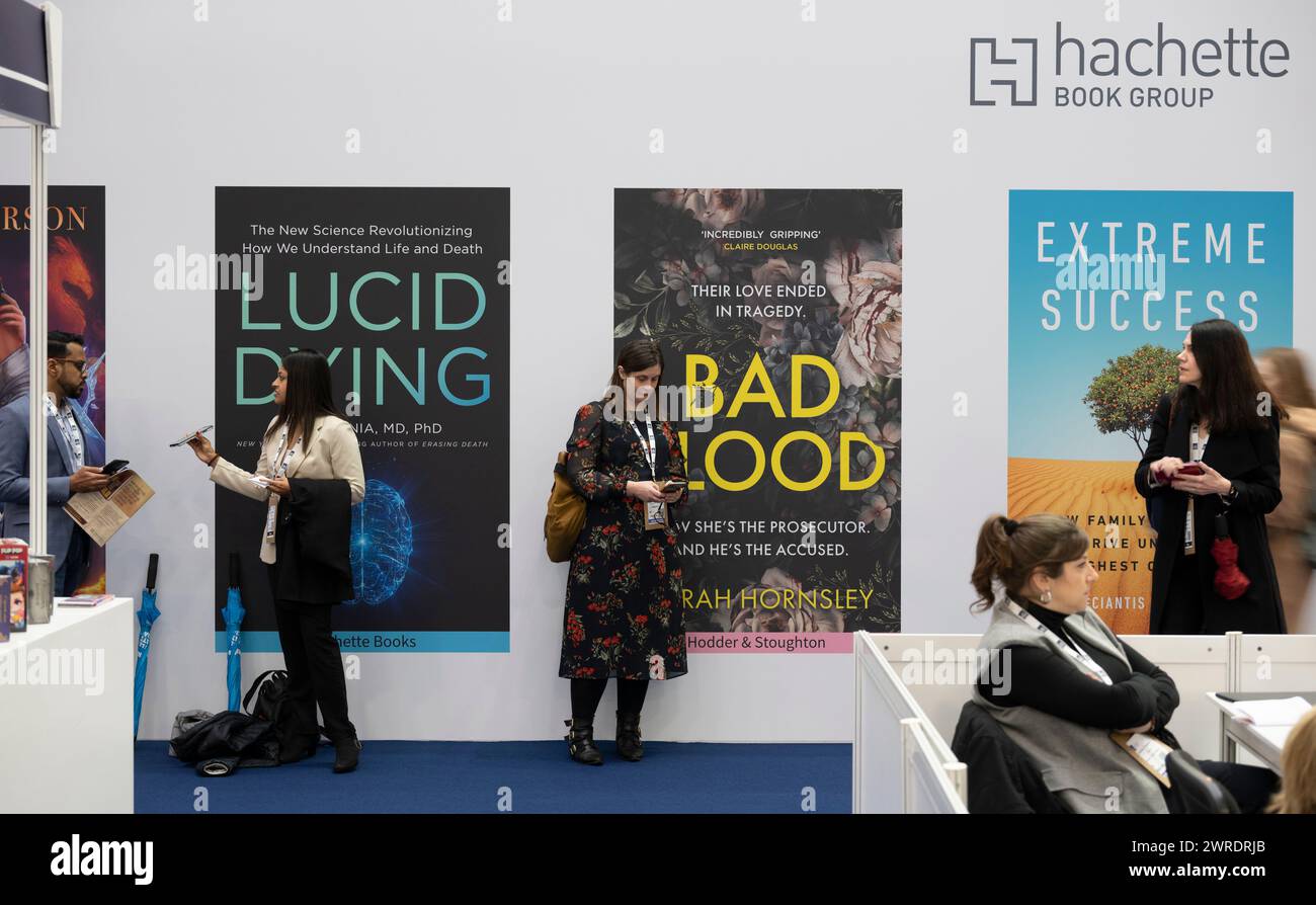 Kensington Olympia, London, UK. 12th Mar, 2024. The London Book Fair ...