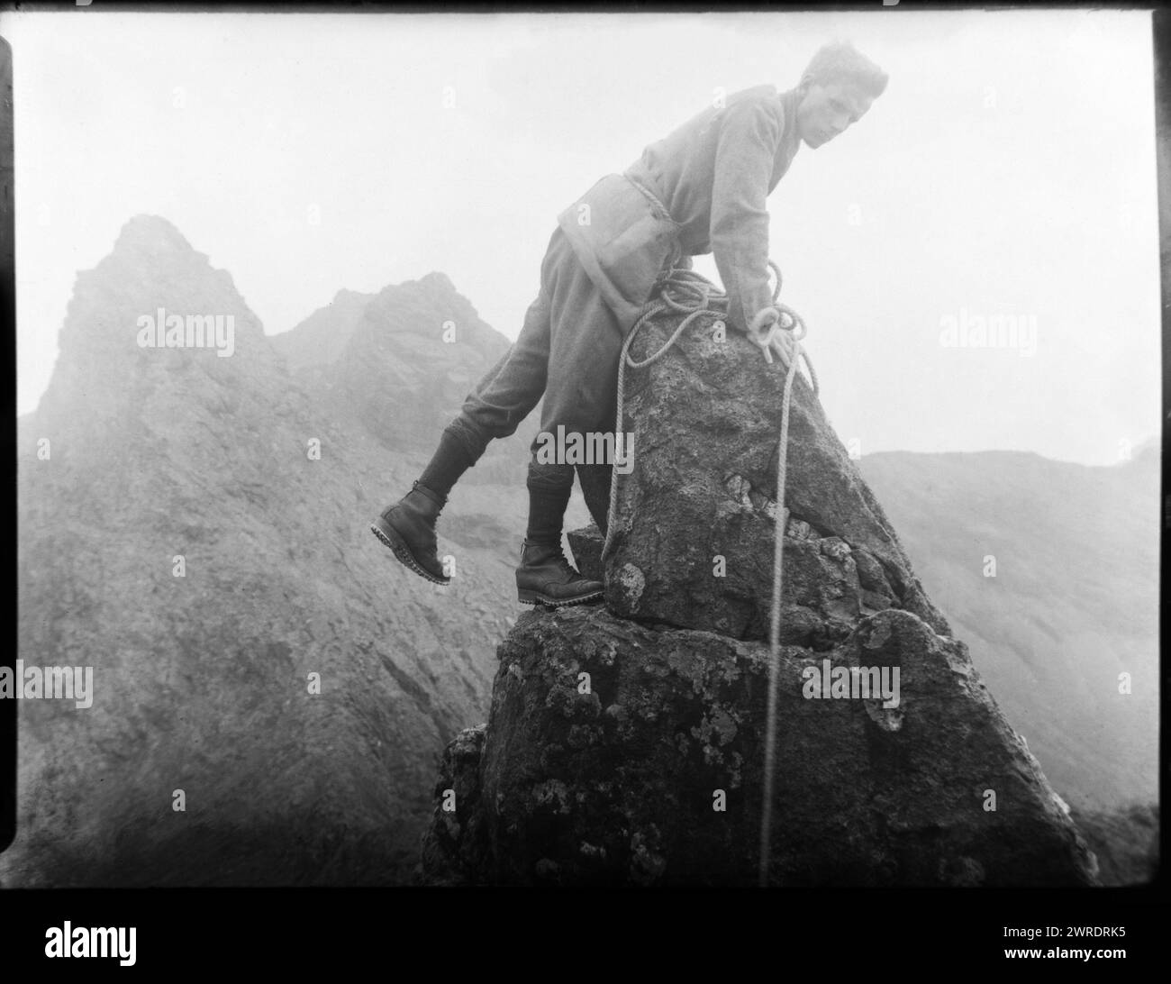 Cuillin range Black and White Stock Photos & Images - Alamy