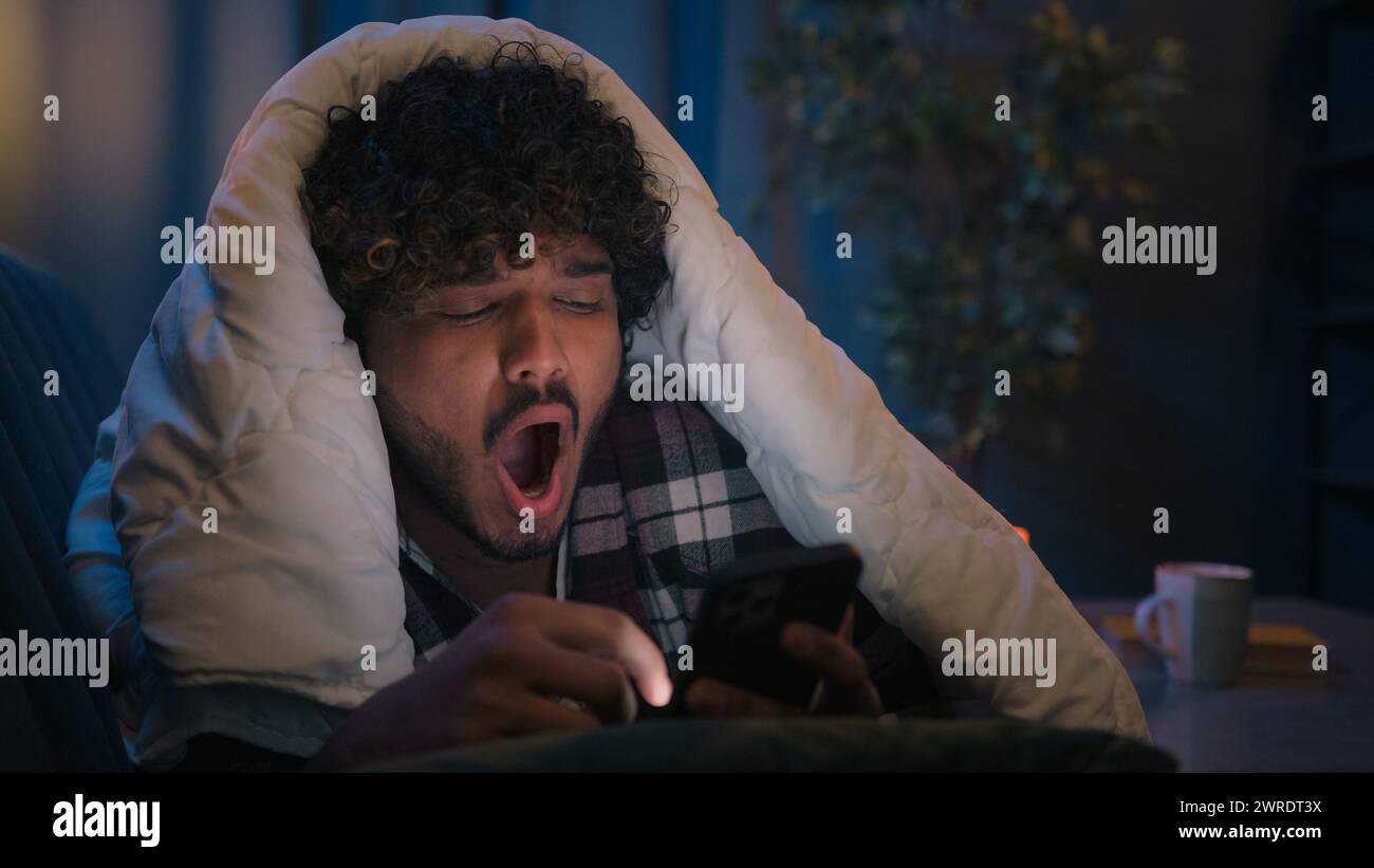 Sleepless indian guy man arabian hi-res stock photography and images ...