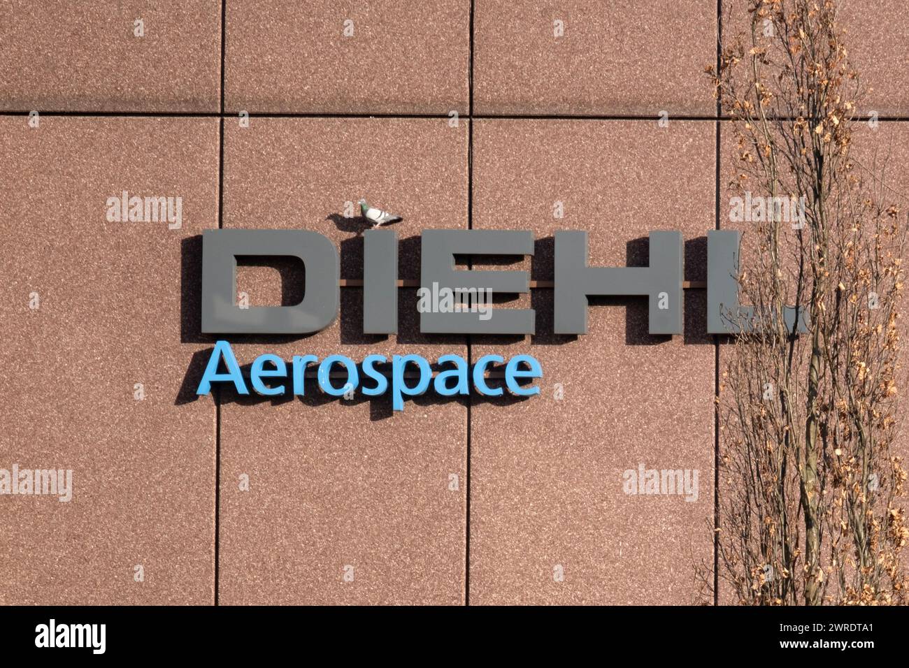 logo Diehl Aviation building, Diehl Aerospace GmbH, international ...