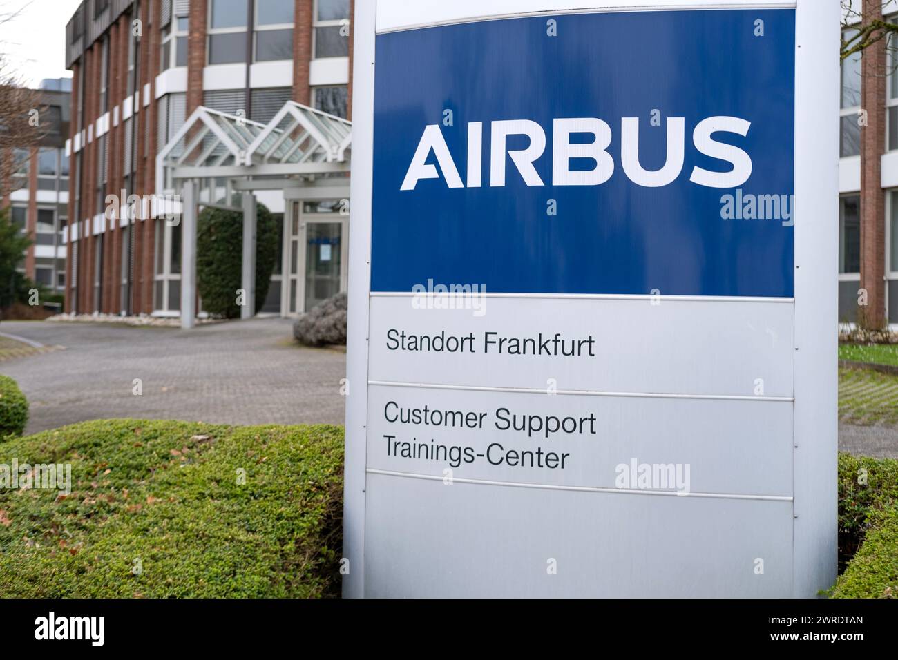 corporate banner Airbus front office building, related to development ...