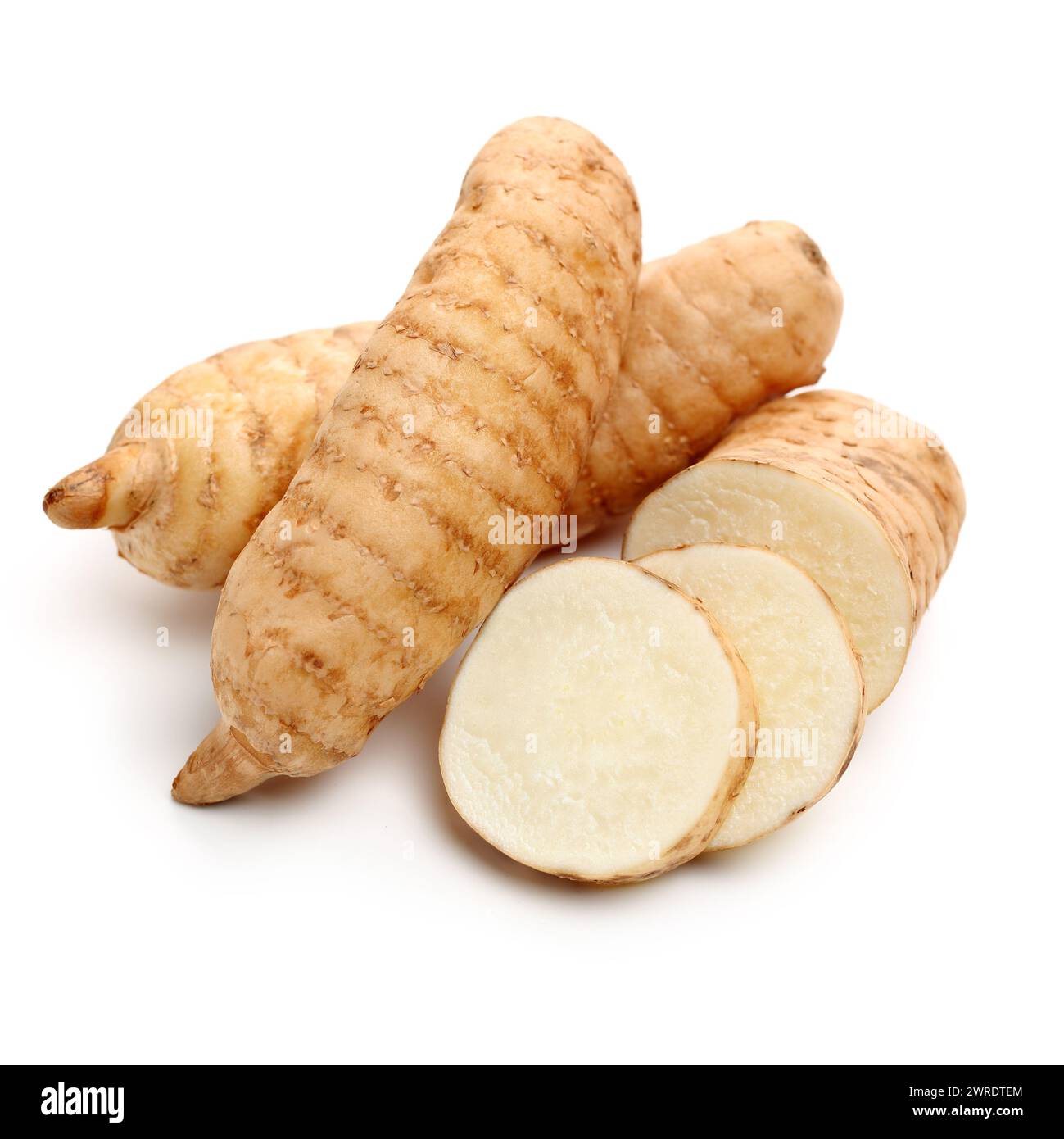 Fresh Gastrodia elata blume on white background Stock Photo - Alamy