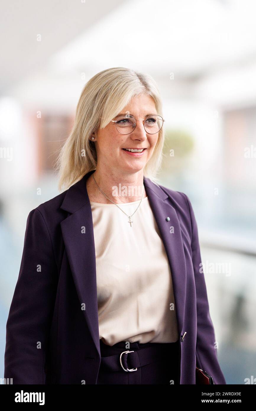 Munich, Germany. 12th Mar, 2024. Ulrike Scharf (CSU), Bavarian Minister ...