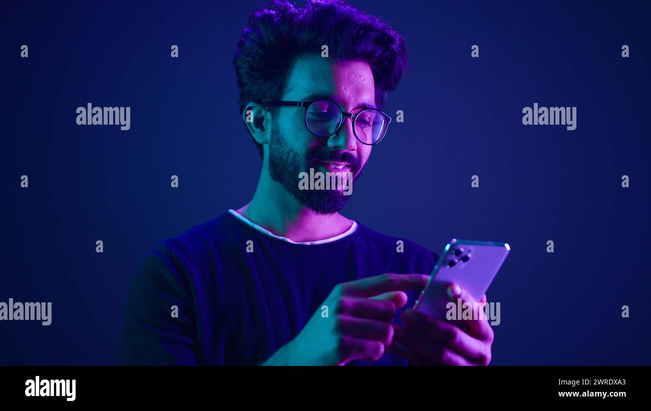 Scrolling neon hi-res stock photography and images - Alamy