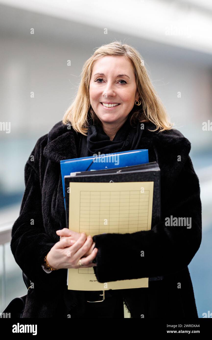 Munich, Germany. 12th Mar, 2024. Anna Stolz (Free Voters), Bavarian ...