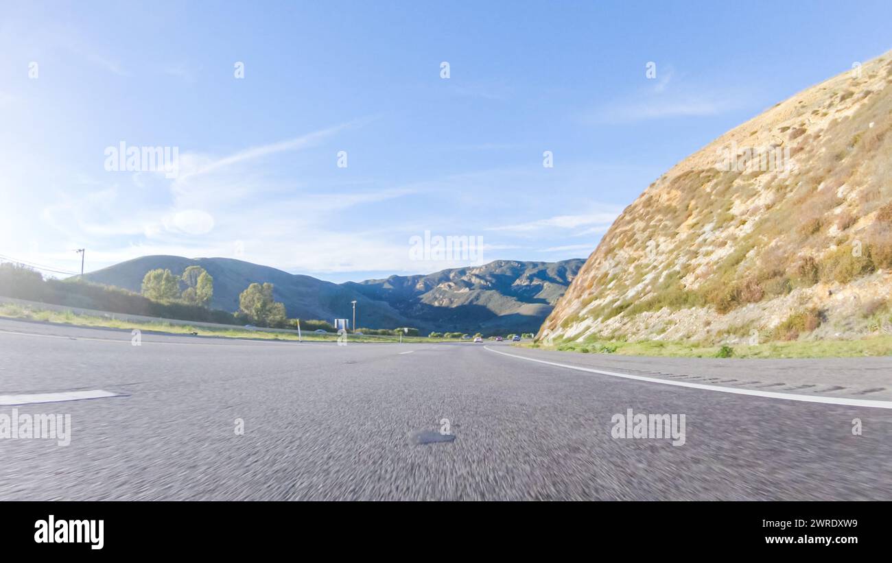 Scenic Day Drive on HWY 101, El Capitan Beach Stock Photo - Alamy