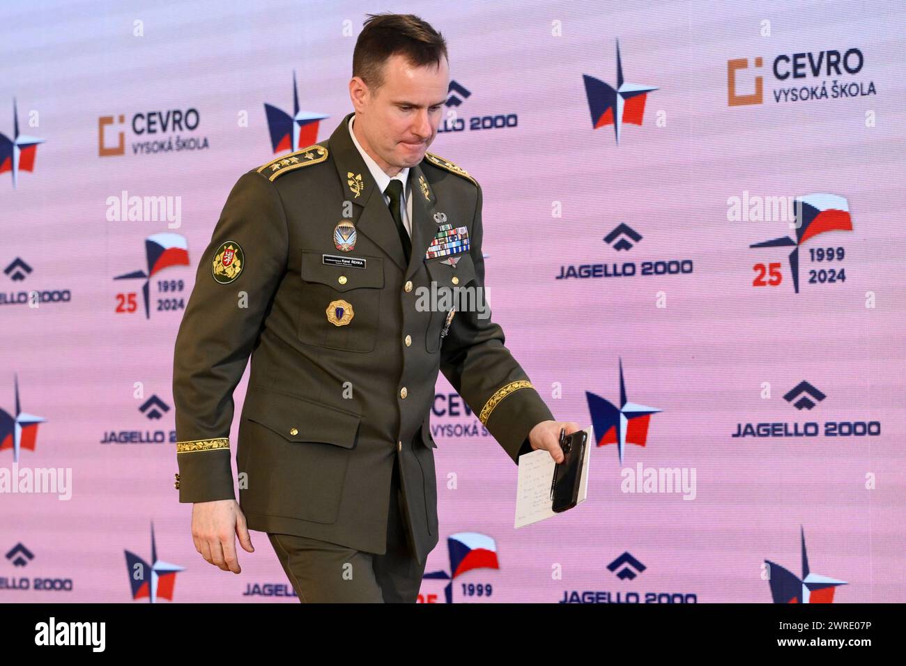 Prague, Czech Republic. 12th Mar, 2024. Chief of the General Staff of ...