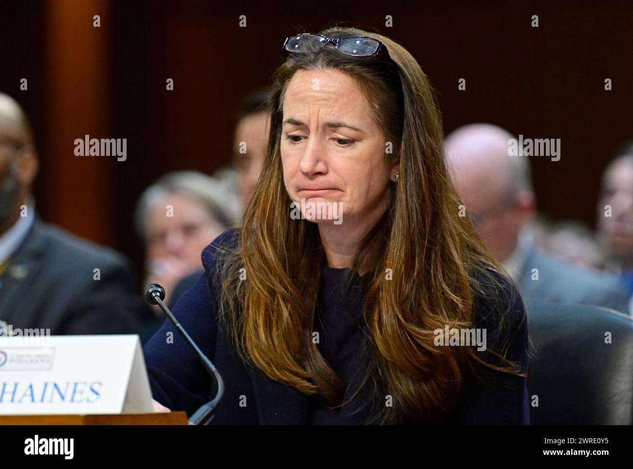 Avril Haines, Director of National Intelligence (DNI) testifies during ...