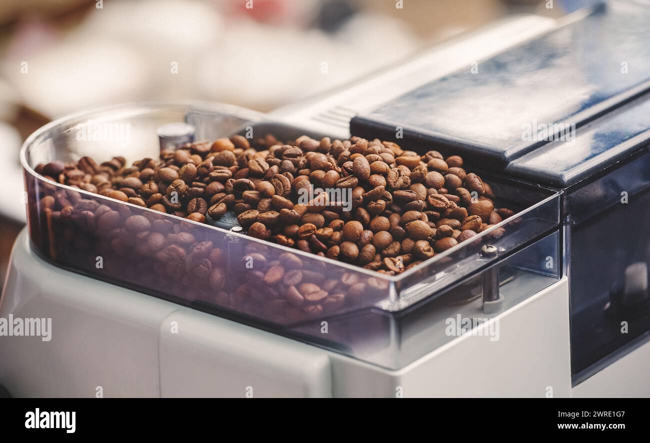Closeup automatic grinder machine hi-res stock photography and images ...