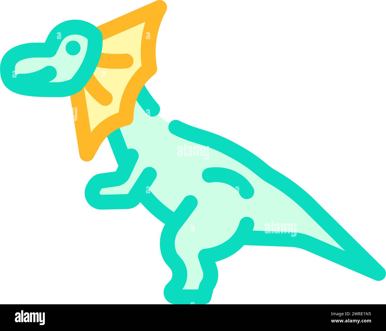 Dinosaur character jurassic cute icons set vector dino raptor hi-res ...