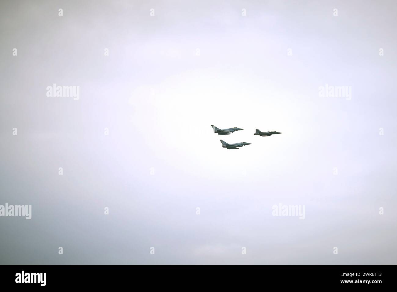 Prague, Czech Republic. 12th Mar, 2024. International flypast of Allied ...