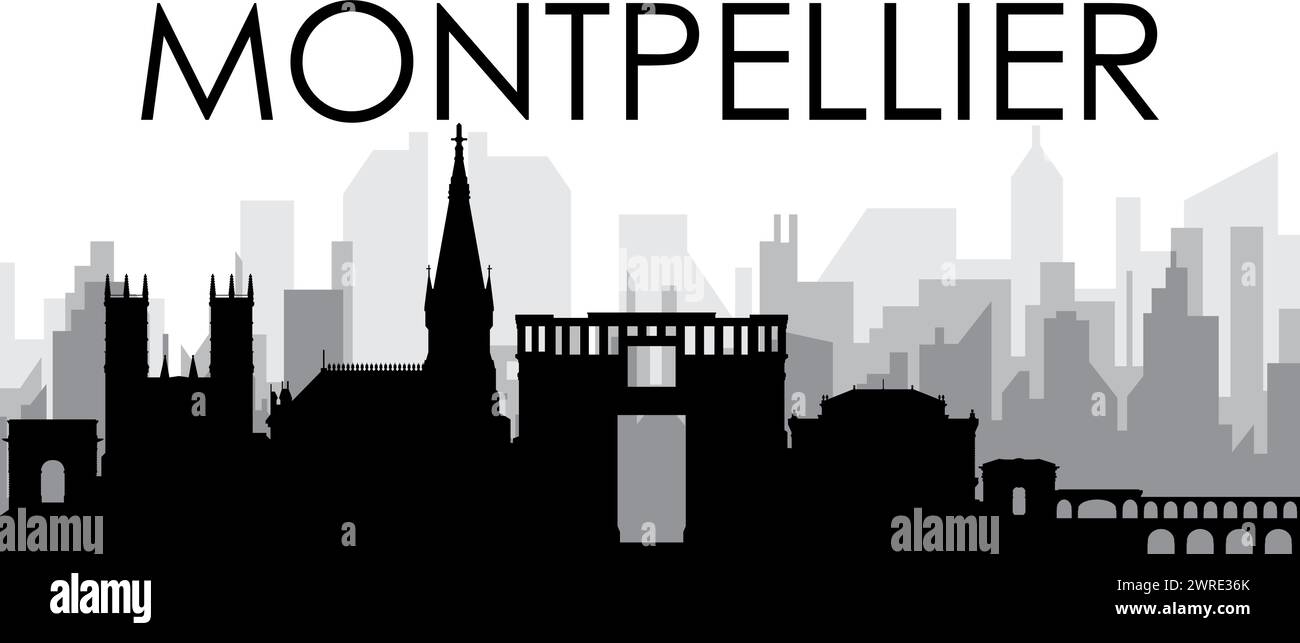 Montpellier bridge Stock Vector Images - Alamy