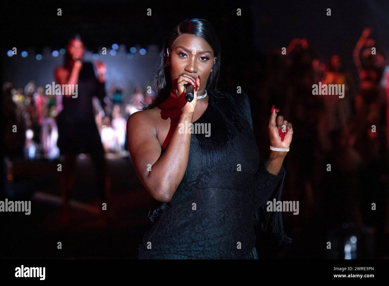 File photo dated September 24, 2019 shows Aya Nakamura performing on ...