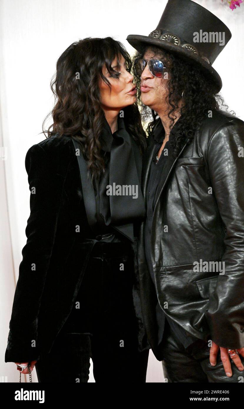 Los Angeles, Ca. 10th Mar, 2024. Meegan Hodges and Slash at the 96th ...