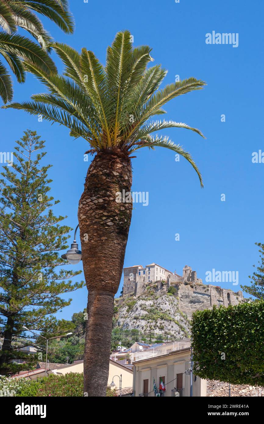 Roccella Ionica, Calabria, Italy: view of the Castello Carafa on the ...