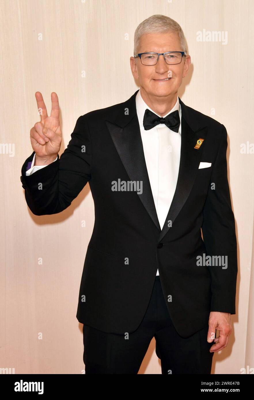 Los Angeles, Ca. 10th Mar, 2024. Tim Cook at the 96th Annual Oscars at ...