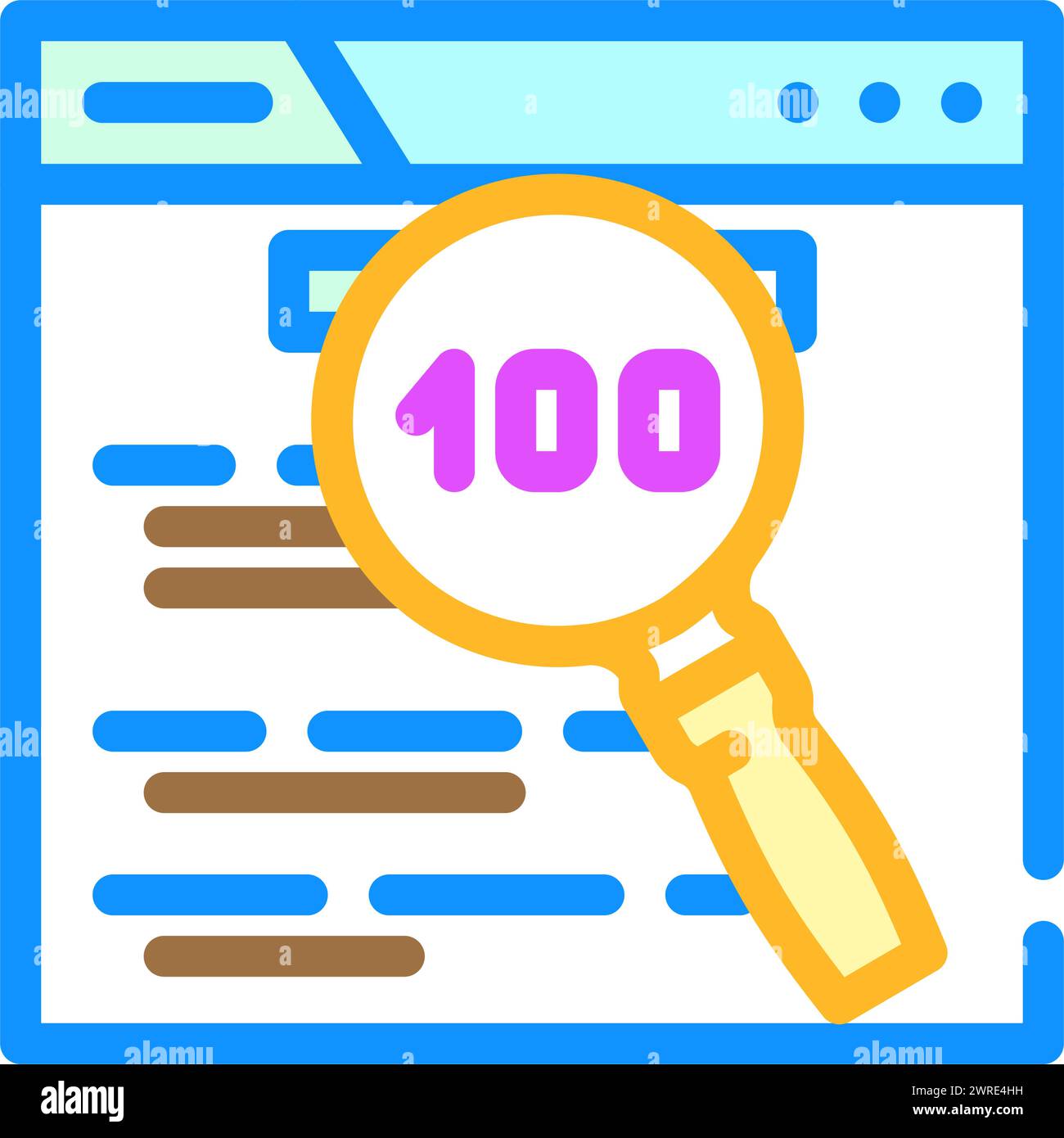 indexing seo color icon vector illustration Stock Vector Image & Art ...
