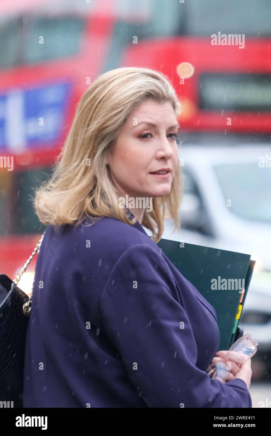 London, UK, 12th March, 2024. Leader of the House Penny Mordaunt ...