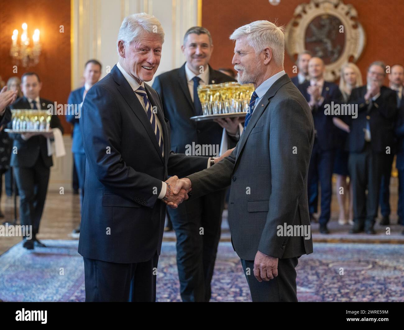 Prague, Czech Republic. 12th Mar, 2024. Czech President Petr Pavel ...