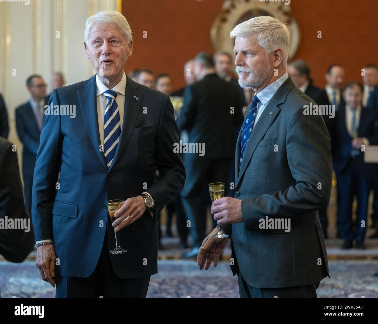 Prague, Czech Republic. 12th Mar, 2024. Czech President Petr Pavel ...