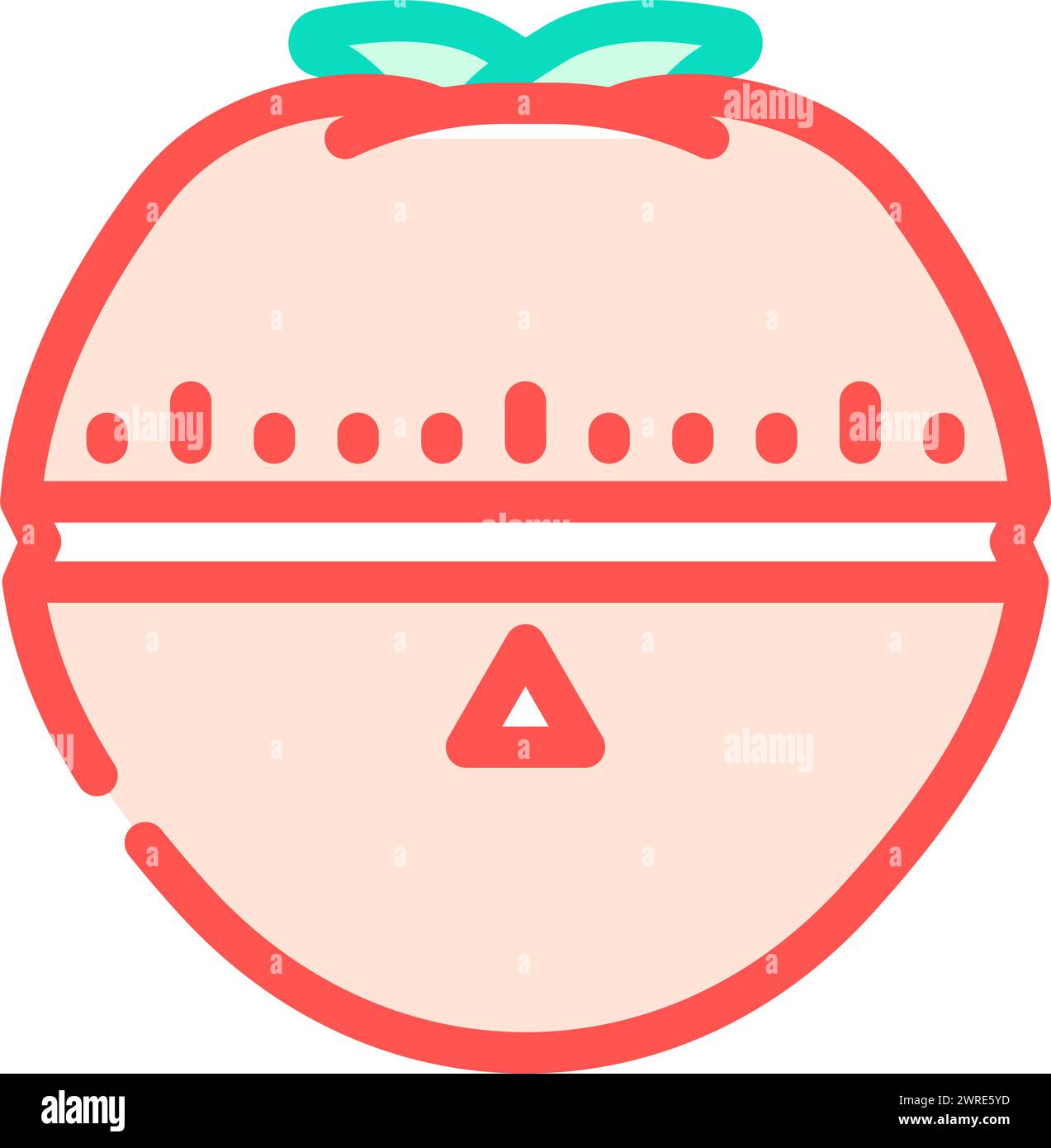 pomodoro technique time management color icon vector illustration Stock ...