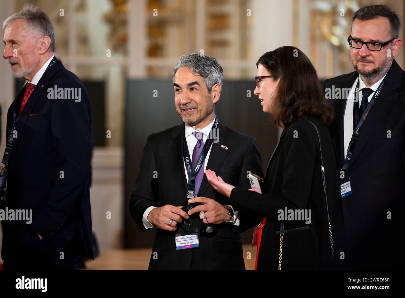 Prague, Czech Republic. 12th Mar, 2024. U.S. Ambassador to the Czech ...