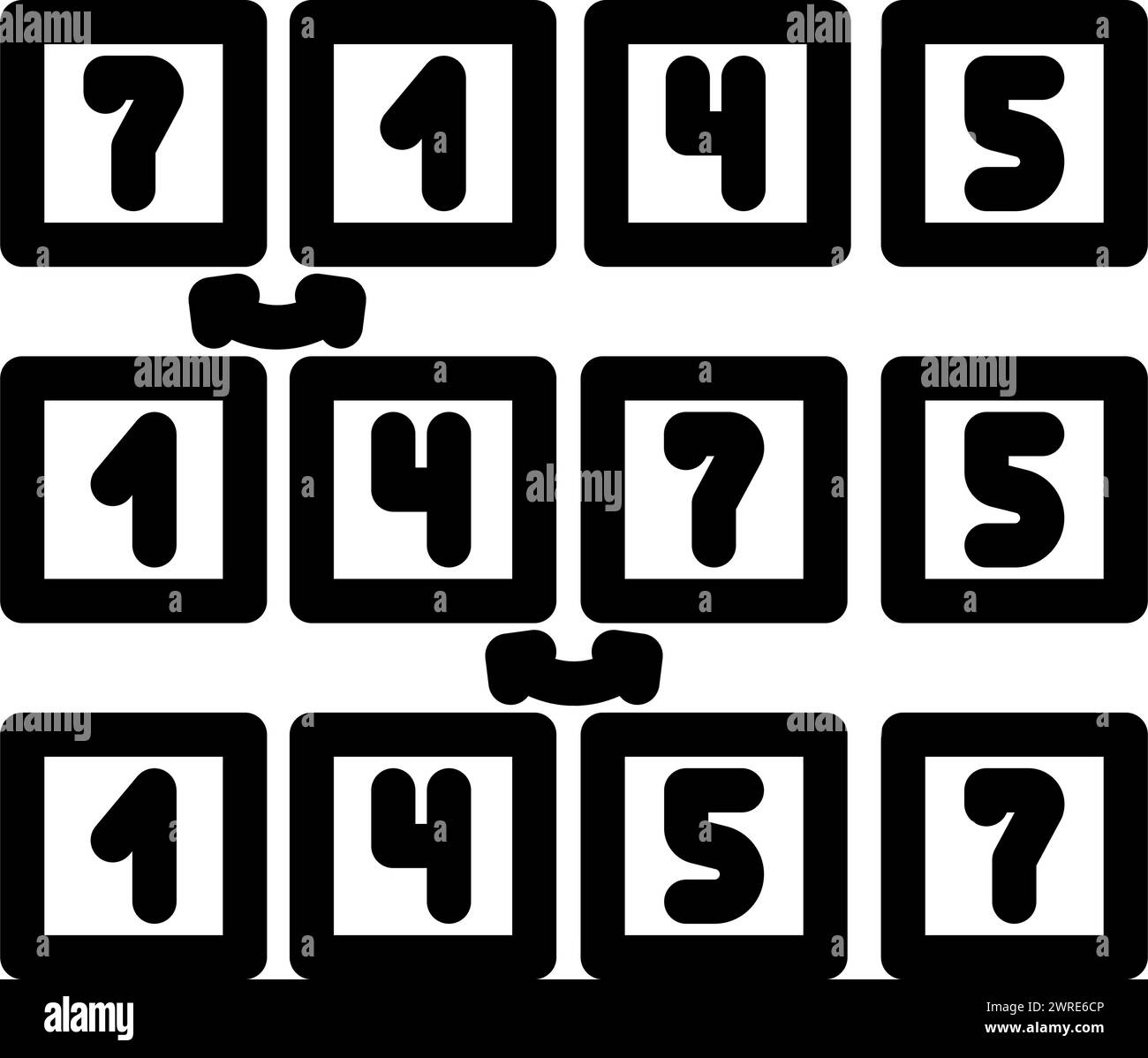 bubble sort algorithm line icon vector illustration Stock Vector Image ... bubble sort algorithm line icon vector illustration Stock Vector Image ...