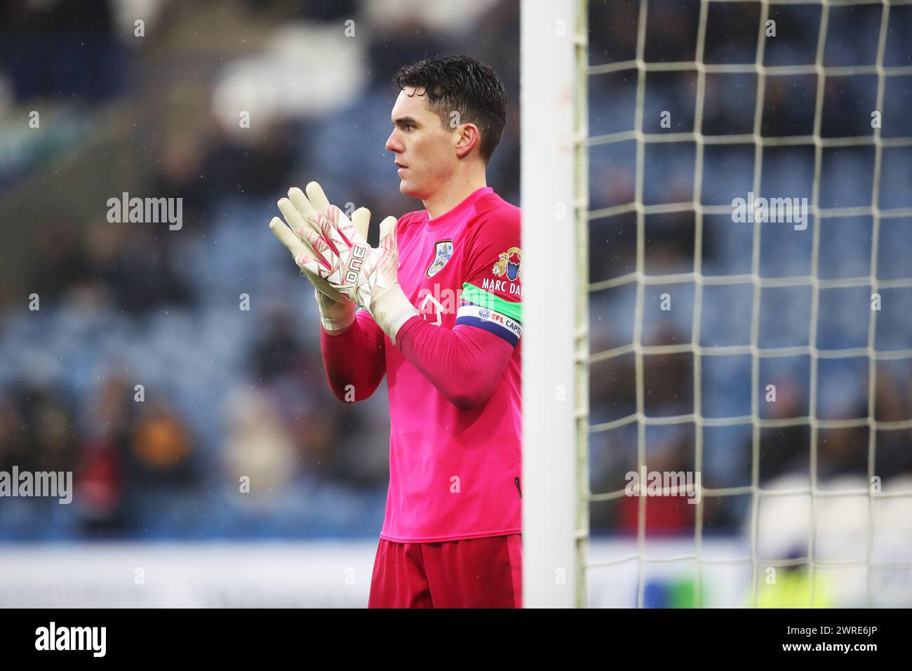 Huddersfield, UK. 11th Mar, 2024. Huddersfield Town goalkeeper Lee ...