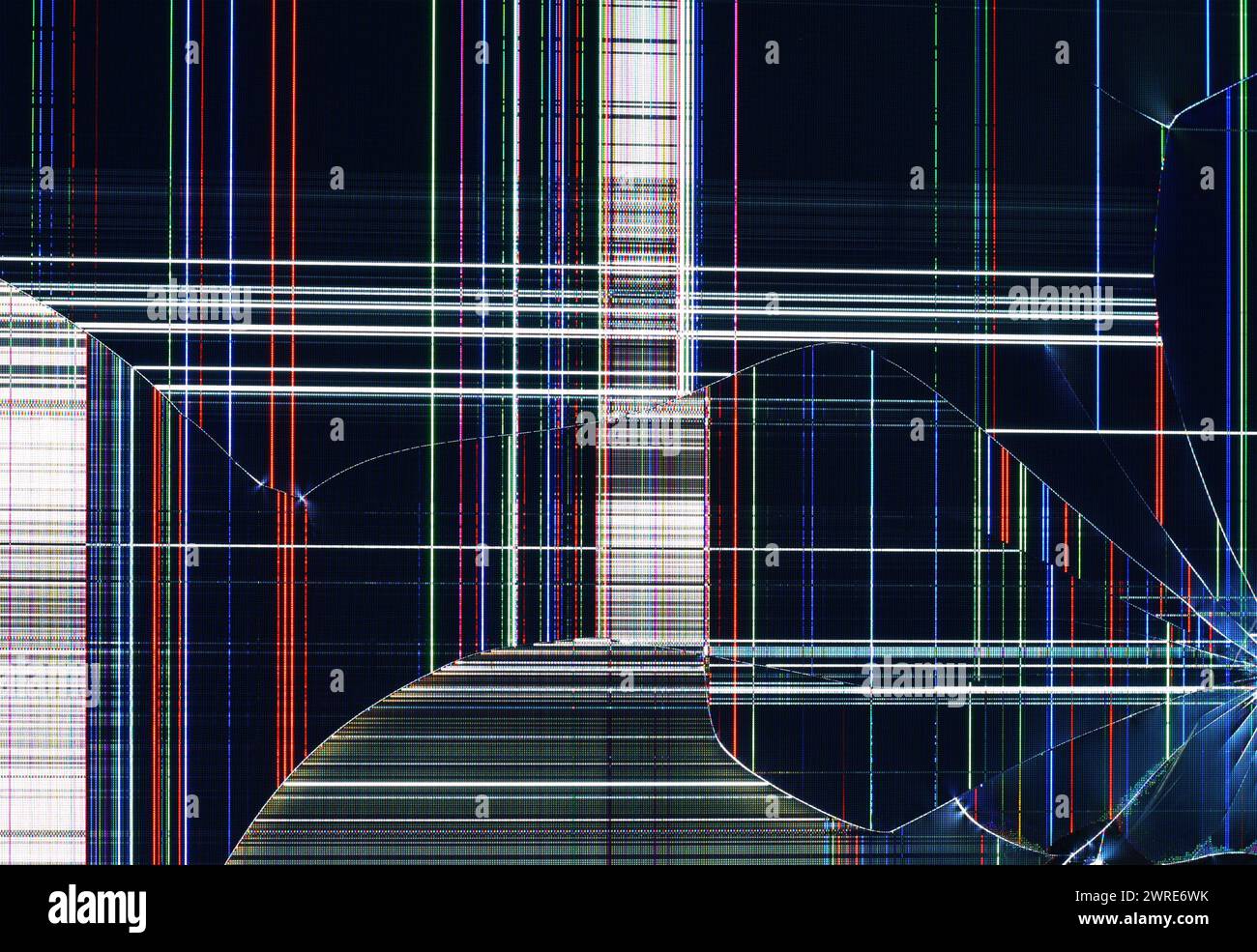 Broken lcd hi-res stock photography and images - Alamy