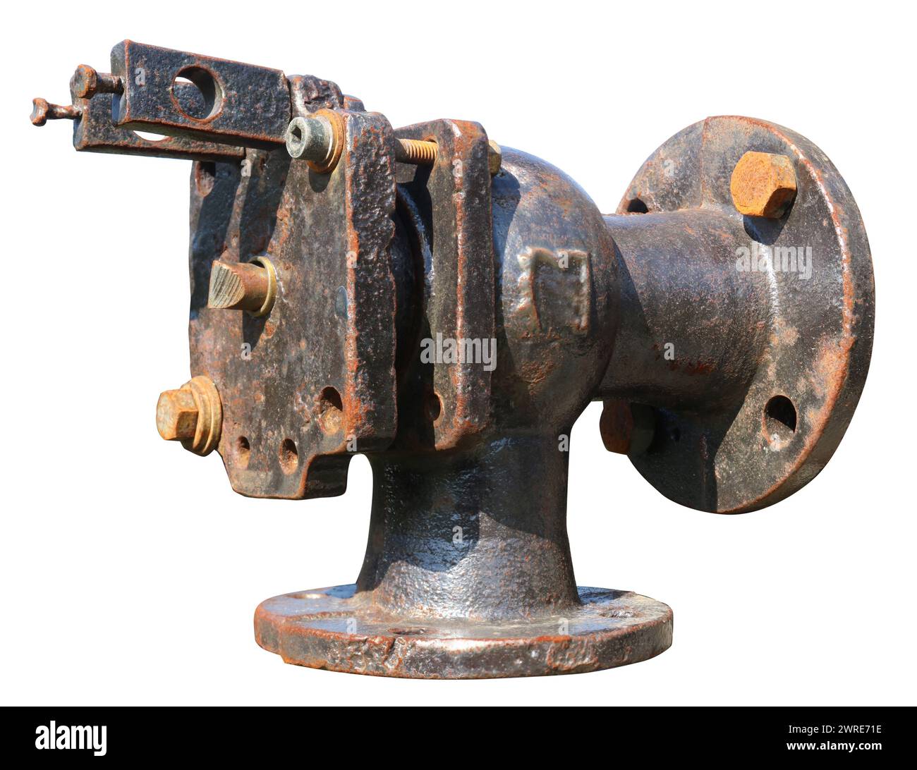 Rusty mechanical device Cut Out Stock Images & Pictures - Alamy