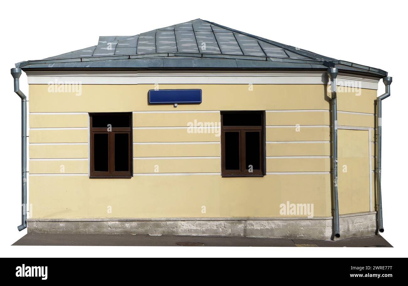 Stone brick history house Cut Out Stock Images & Pictures - Alamy