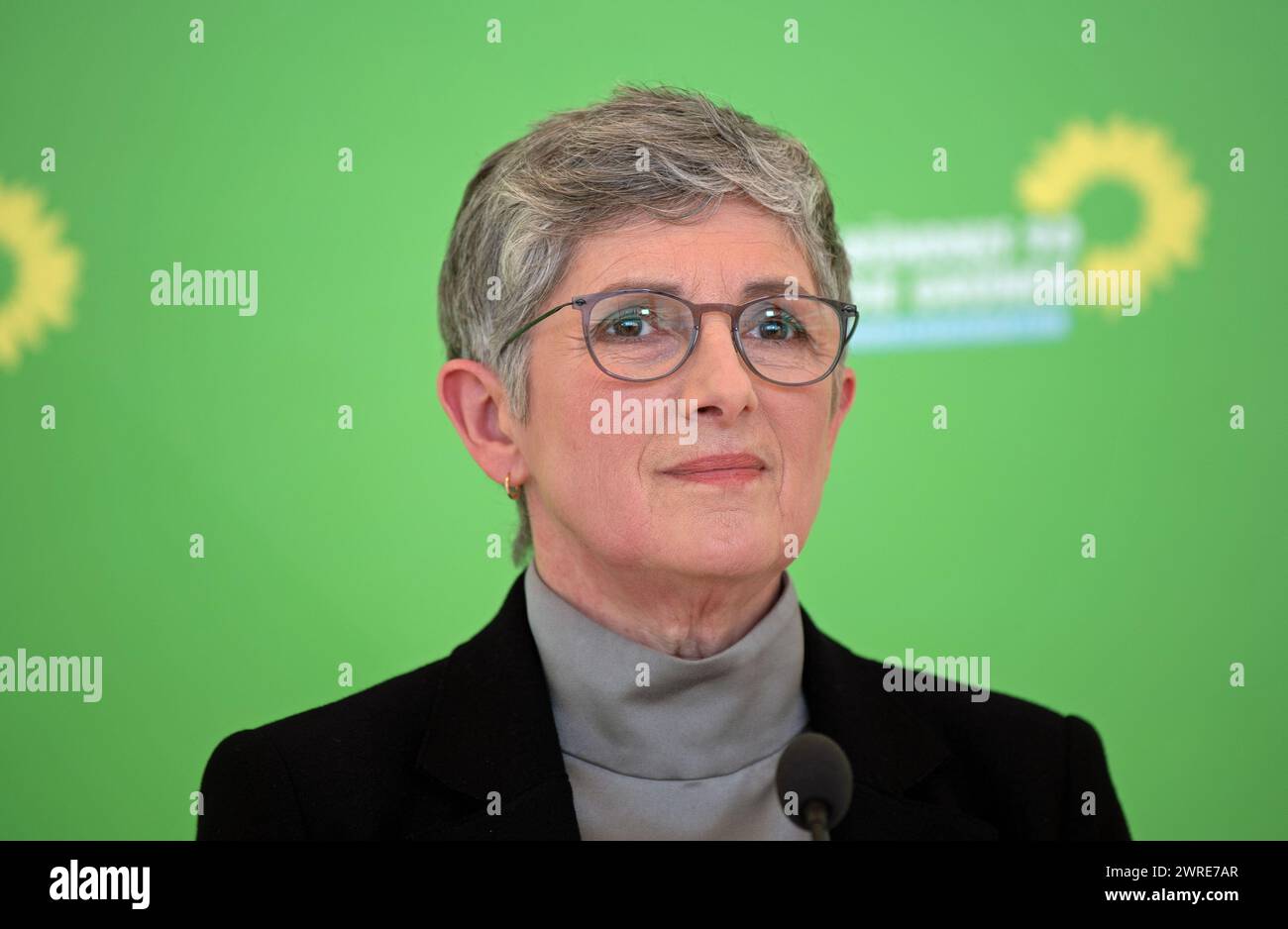 Berlin, Germany. 12th Mar, 2024. Britta Haßelmann, leader of the ...