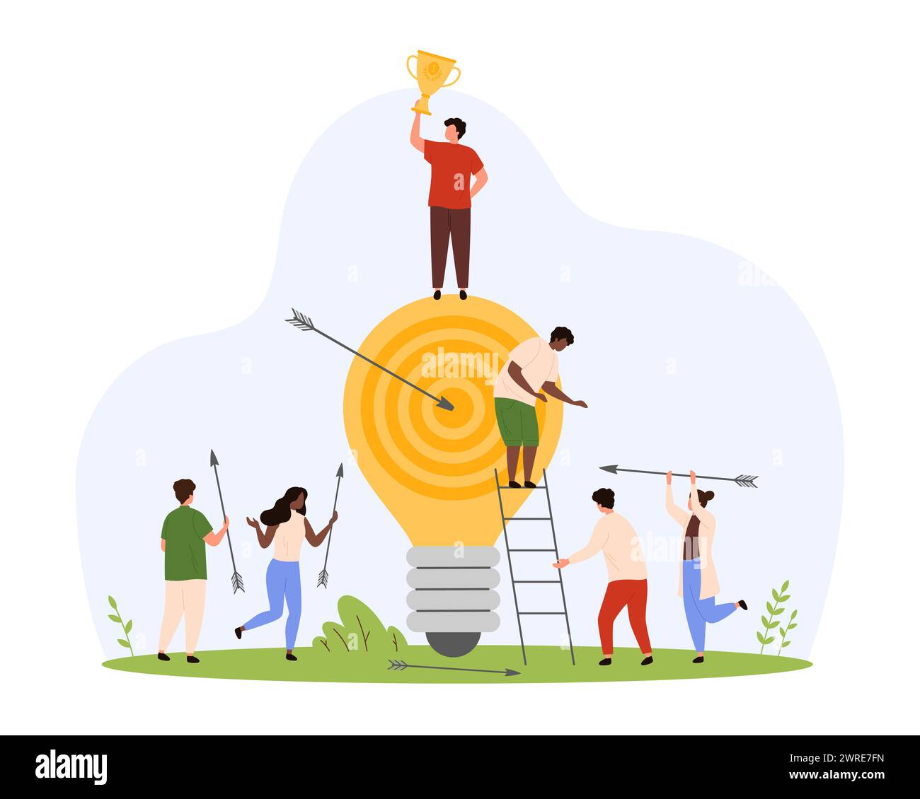 Goals arrows Stock Vector Images - Alamy
