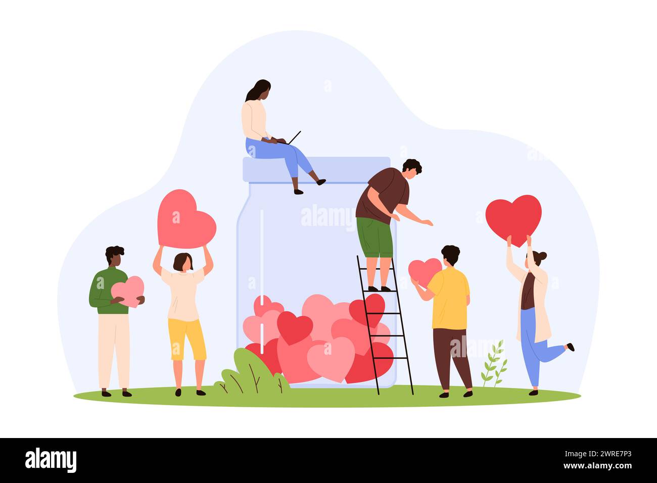 Community health volunteers Stock Vector Images - Alamy