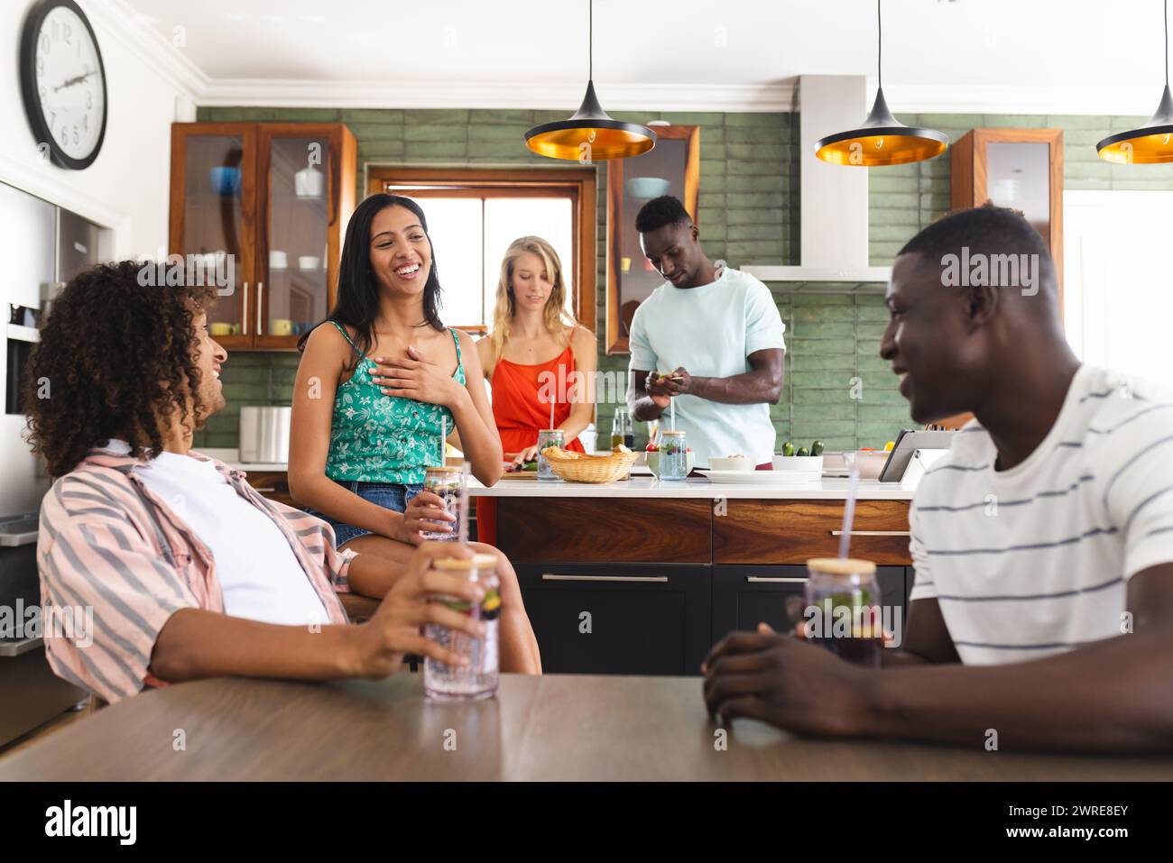 Diverse social gathering hi-res stock photography and images - Alamy