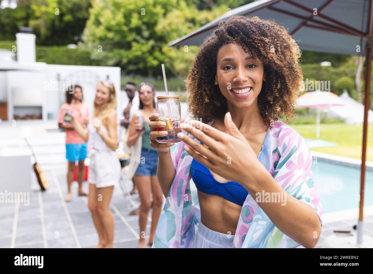 Beautiful young woman party hi-res stock photography and images - Alamy
